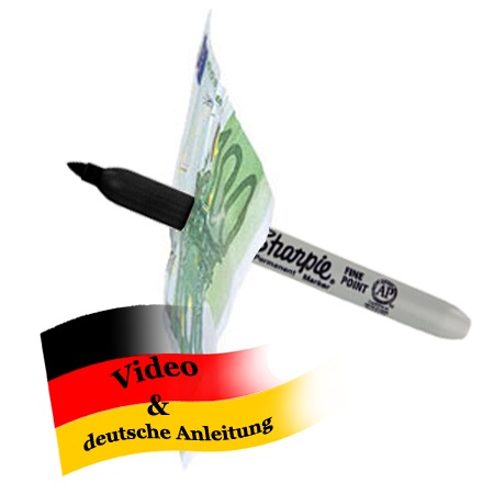 Sharp Shot | Sharpie Stift durch Geldschein | Durchdringung